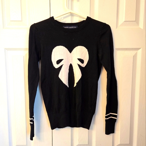French Connection | Sweaters | Xs French Connection Bow Tie Sweater ...